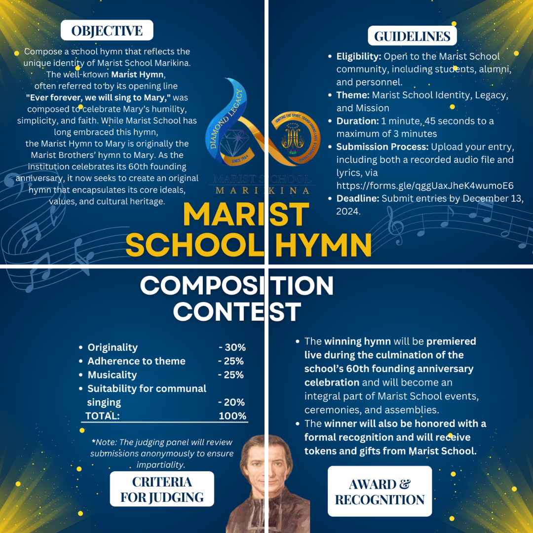 Marist School Hymn Composition Contest – Marist School Marikina