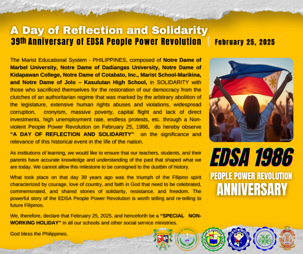 A Day of Reflection and Solidarity: 39th Anniversary of EDSA People ...